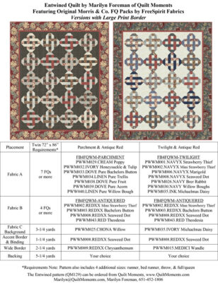 Entwined – Quilt Moments