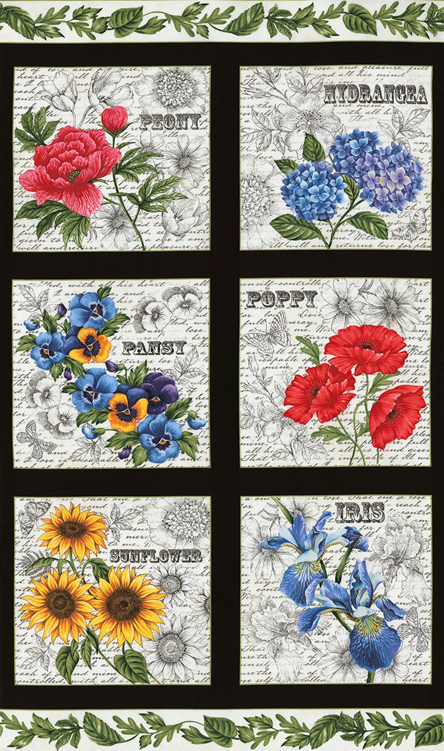 Summer Gardening with Quilt Panels – Quilt Moments
